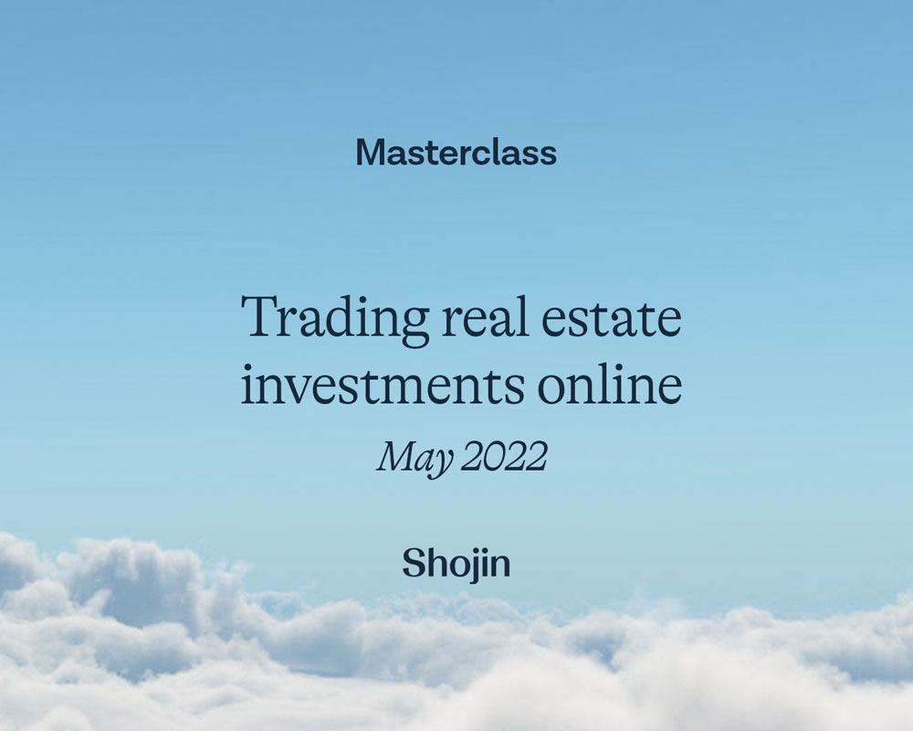 Trading real estate investments online: May 2022